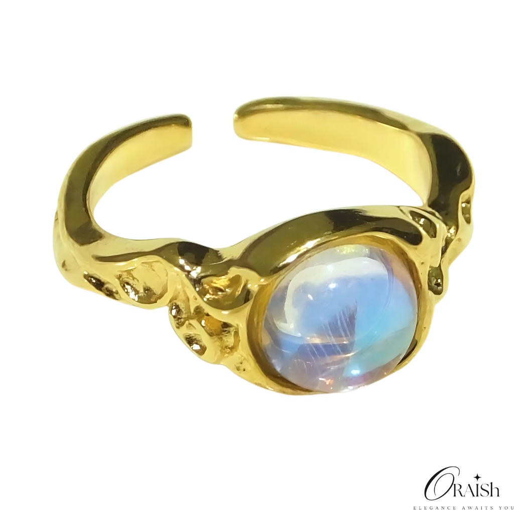 Vintage Luminous Stone Ring – Oraish Store